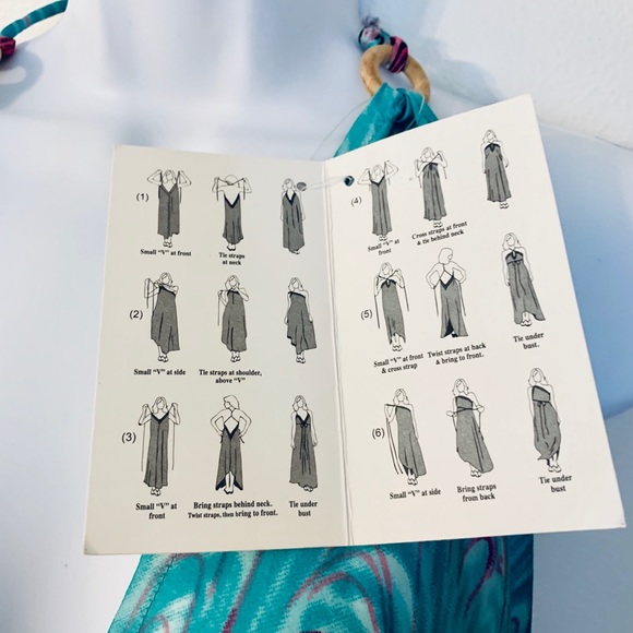 Style 101 Ganz | Dresses | Style 1 One Size Wonder Style 6 Way Dress ...